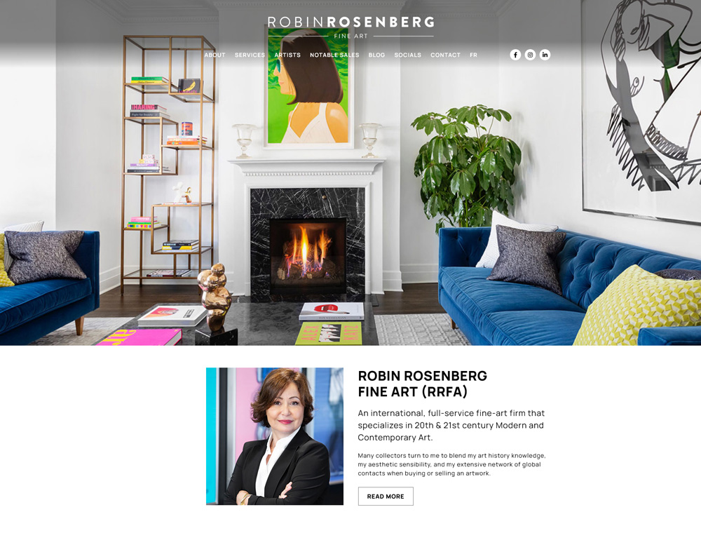 Socials - Robin Rosenberg Fine Art